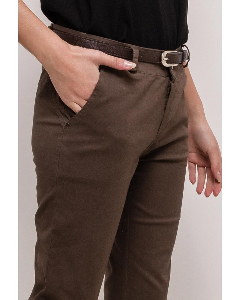 Chinoir marron made in italy